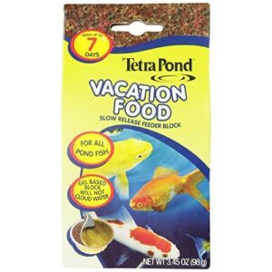 tetrapond 16477 vacation food slow release feeder block, 3.45 ounce [2-pack]