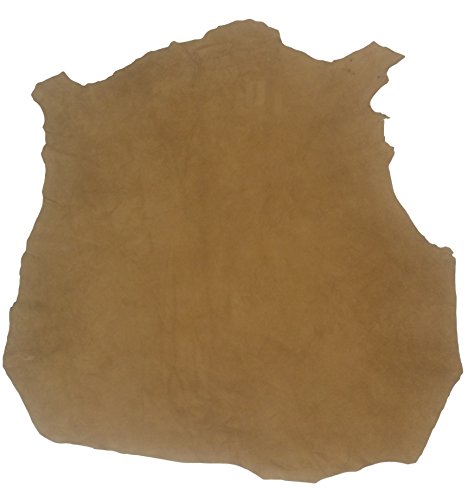 REED© LEATHER HIDES - WHOLE SUEDE SKIN 7 to 10 SF (Suede - Tan)