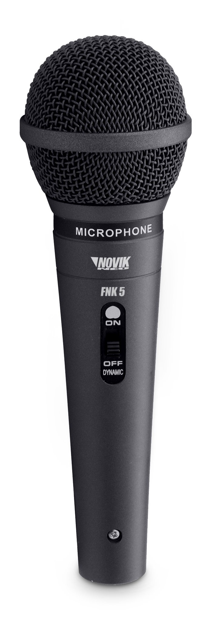 NOVIK NEO Audio Microphone for Singing, Concerts, Studio and Events - Professional FNK 5 Dynamic Cardioid - XLR Connectivity Karaoke Microphone - Polar Pattern with Cable - Ideal for Live Performances