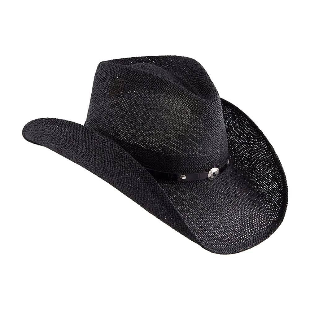 Stetson Men's Cowboy, Black, XL