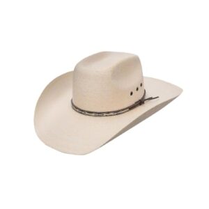 stetson and dobbs hats sssqre-7940 square,eyelets, reg oval cowboy hat, natural -7.25/ m