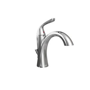 American Standard 7186101.002 Fluent Single Control Bathroom Faucet with Pop-up Drain, 18 in x 18 in, Polished Chrome