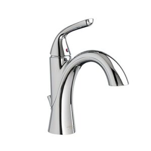 american standard 7186101.002 fluent single control bathroom faucet with pop-up drain, 18 in x 18 in, polished chrome