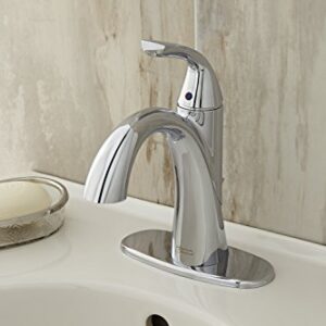 American Standard 7186101.002 Fluent Single Control Bathroom Faucet with Pop-up Drain, 18 in x 18 in, Polished Chrome