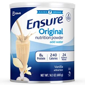 ensure original nutrition powder, vanilla 14 ounces (value pack of 4)