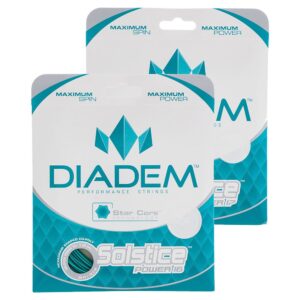 diadem solstice power (17-1.20mm) tennis string (teal)