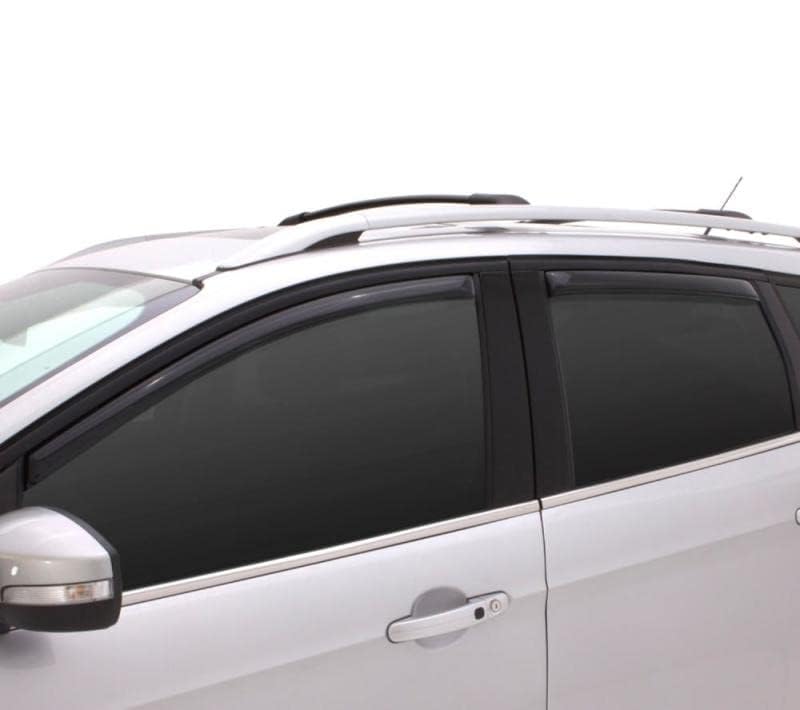 Auto Ventshade [AVS] In-Channel Ventvisor / Rain Guards | Fits 2015 - 2024 Ford Edge- Smoke, 4 pcs. | 194930