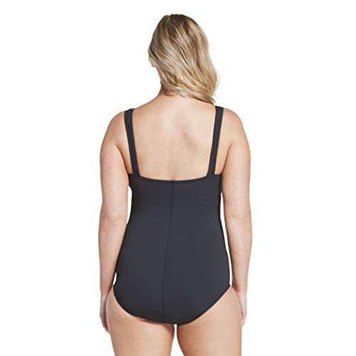 Speedo Women's Swimsuit One Piece Endurance+ Shirred Tank Moderate Cut