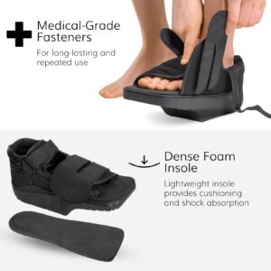 Forefoot Off-Loading Healing Shoe - Non-Weight Bearing Medical Boot for Diabeti Ulcer Protection, Metatarsalgia Pain, Post Bunion, Mallet or Hammer Toe Surgery (L)