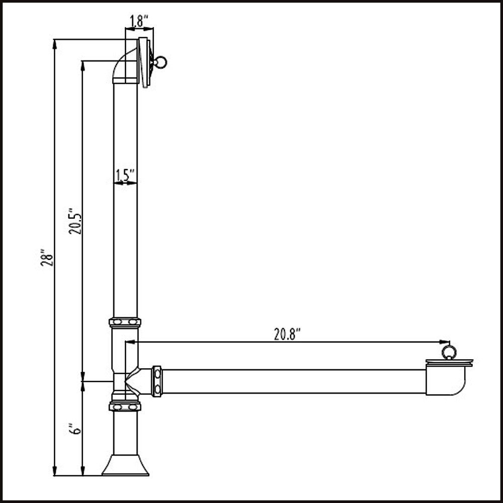 67" Acrylic Slipper Clawfoot Tub & Complete Deck Mount Gooseneck Plumbing Package in Oil Rubbed Bronze- "Miller"