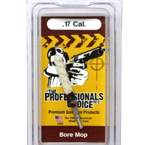 The Professional's Choice Gun Cleaning Bore Mop.17 Caliber