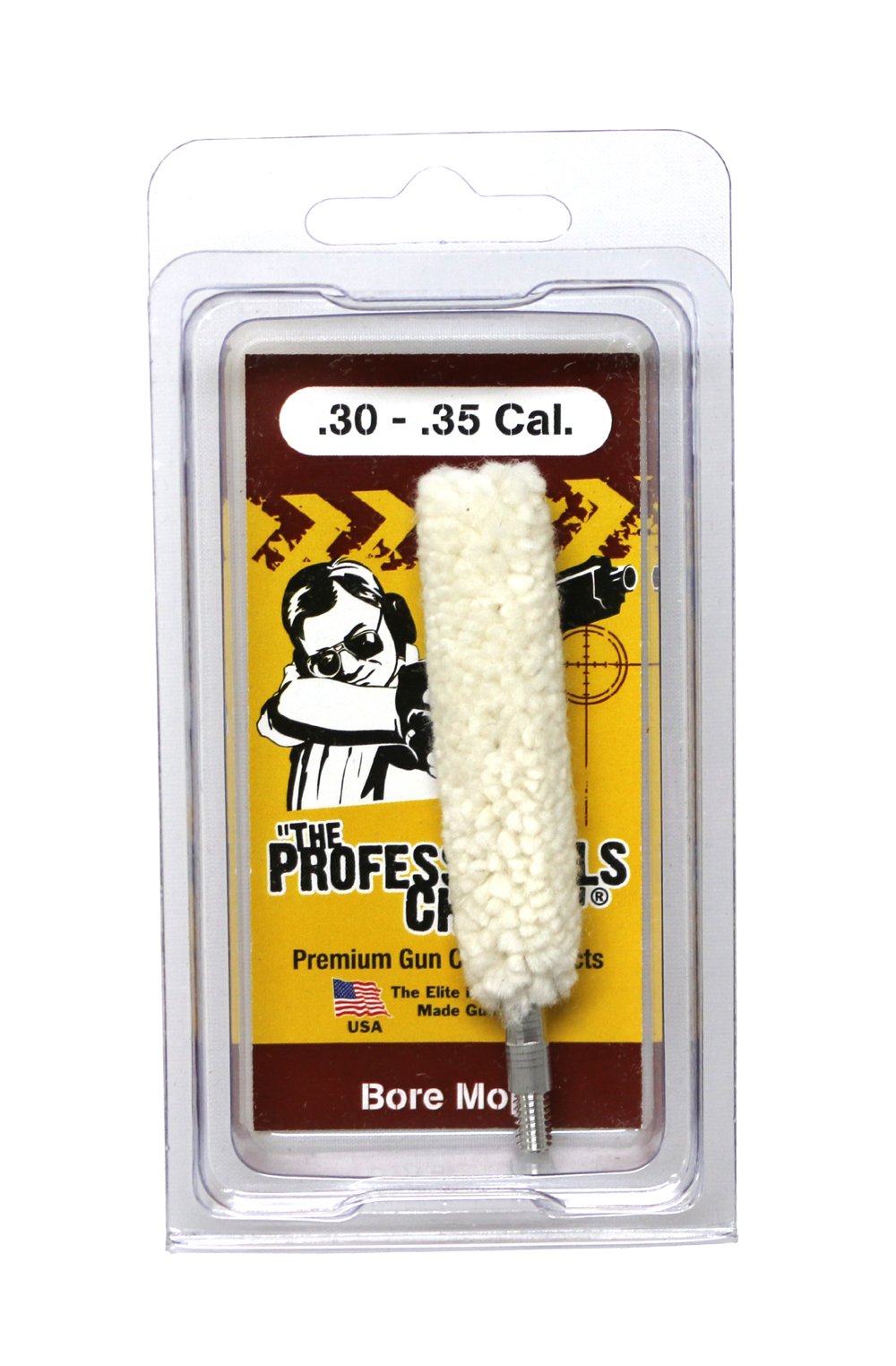 The Professional's Choice Gun Cleaning Bore Mop.30-.35 Caliber