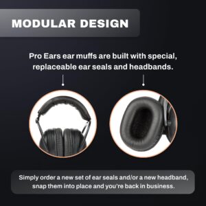 Pro Ears Ultra Sleek Passive Hearing Protection Ear Muffs, Superior Comfort for Long Gun Use, Indoor and Outdoor Range, NRR 26, Made in USA, Adjustable and Padded, Purple Zebra