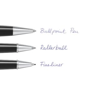 Montblanc Rollerball LeGrand Refills (M) Royal Blue 124503 – Pen Refills for Meisterstück LeGrand Rollerball Pens with a Medium Tip – 2 x Blue Pen Cartridges