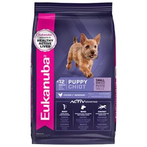 eukanuba puppy small breed dry dog food, 4.5 pound (pack of 1)