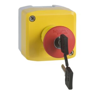 schneider electric xalk188h7 emergency stop switch, spst-nc, 120vac