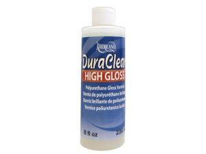 decoart americana duraclear varnish 8oz high gloss, 8 fl oz (pack of 1), blue