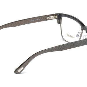 Tom Ford TF5364 Rectangular Eyeglasses FT5364 (020 Chalkstripe Gray/Palladium, 53)