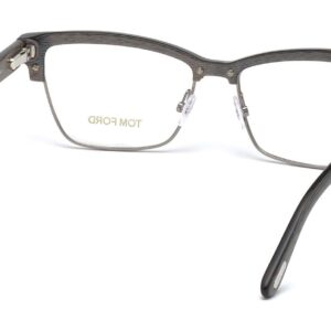 Tom Ford TF5364 Rectangular Eyeglasses FT5364 (020 Chalkstripe Gray/Palladium, 53)