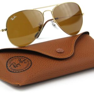 Ray-Ban RB3025 001/33 Gold Frame/Crystal Brown Lens 55mm