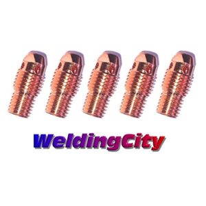 WeldingCity Pack of 5 Collet Body 13N29 (1/8") for TIG Welding Torch 9, 20 and 25 Series from Weldcraft Lincoln Miller ESAB Weldcraft CK (5-PK)