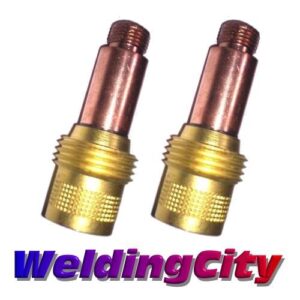 WeldingCity 2-pk Gas Lens Collet Body 45V25 (1/16") for TIG Welding Torch 17, 18 and 26 Series from Weldcraft Lincoln Miller ESAB Weldcraft CK (2-PK)