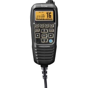 icom iv command mic, black