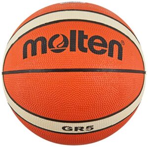 molten unisex adult basketball ball bgr5-oi basketball balls - orange/ivory, 5