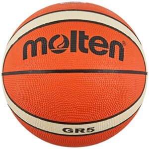 Molten Unisex Adult Basketball Ball BGR5-OI Basketball Balls - Orange/Ivory, 5