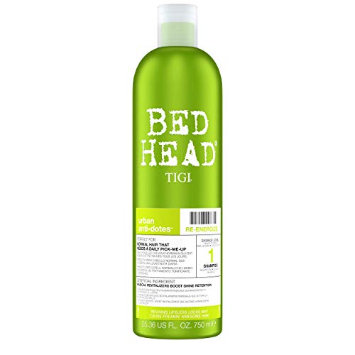 TIGI Bed Head Urban Antidotes Re-Energize Shampoo 25.36 oz (Pack of 2)