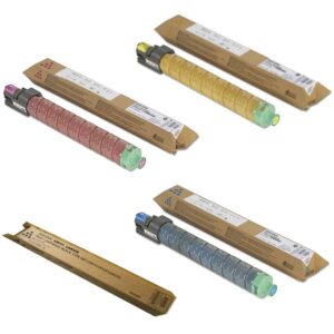 ricoh 841586, 841503, 841502, 841501 standard yield toner cartridge set - ricoh aficio mp c2551