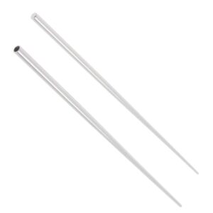 newkeepsr 2pcs-16g(1.2mm) 316l steel calor style taper insertion pin for ear/nose/navel/nipple/lip/eyebrow stretcher, body piercing stretching kit assistant tool