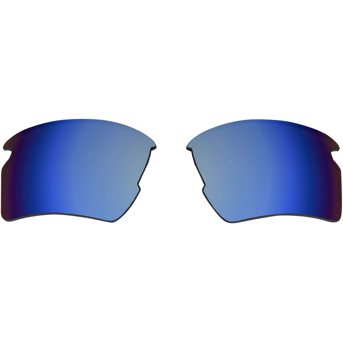 Oakley Flak 2.0 Rectangular Replacement Sunglass Lenses, Prizm Deep Water Polarized, 59 mm