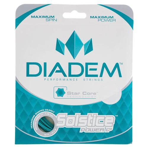 Diadem Solstice Power (16-1.30mm) Tennis String (Teal)