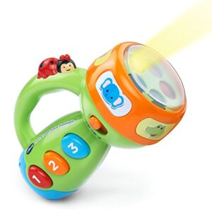 vtech spin and learn color flashlight, lime green