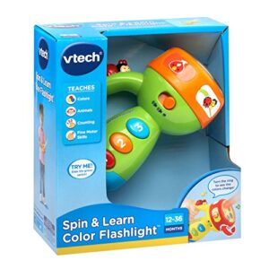 VTech Spin and Learn Color Flashlight, Lime Green