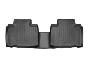 weathertech custom fit floorliners for ford edge, edge st - 2nd row (448152), black