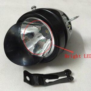 Cool Metal Shell Bright Classical Cool Bicycle Headlight Retro Vintage Bike LED Light Night Riding Safety Front Head Lamp Fog Headlamp