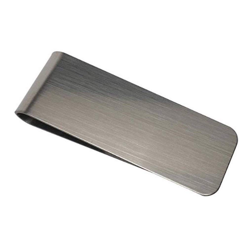 Perfect Order Stainless Steel Money Clip Holder Slim (1, Silver)