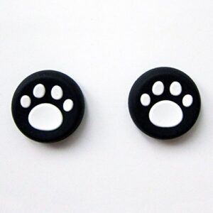 vivi audio thumb stick grips cap cover joystick thumbsticks caps for ps4 xbox one xbox 360 ps3 ps2 white cat dog paw