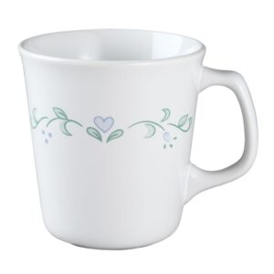 corelle livingware country cottage 8 ounce stoneware mug (set of 4)