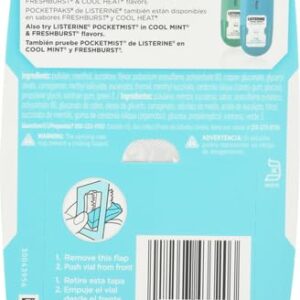 Listerine Pocketpaks Breath Strips, Cool Mint, 72 Count