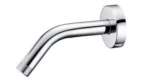 purelux universal shower arm 6 inches made of stainless steel in chrome finish, water outlet pj1002