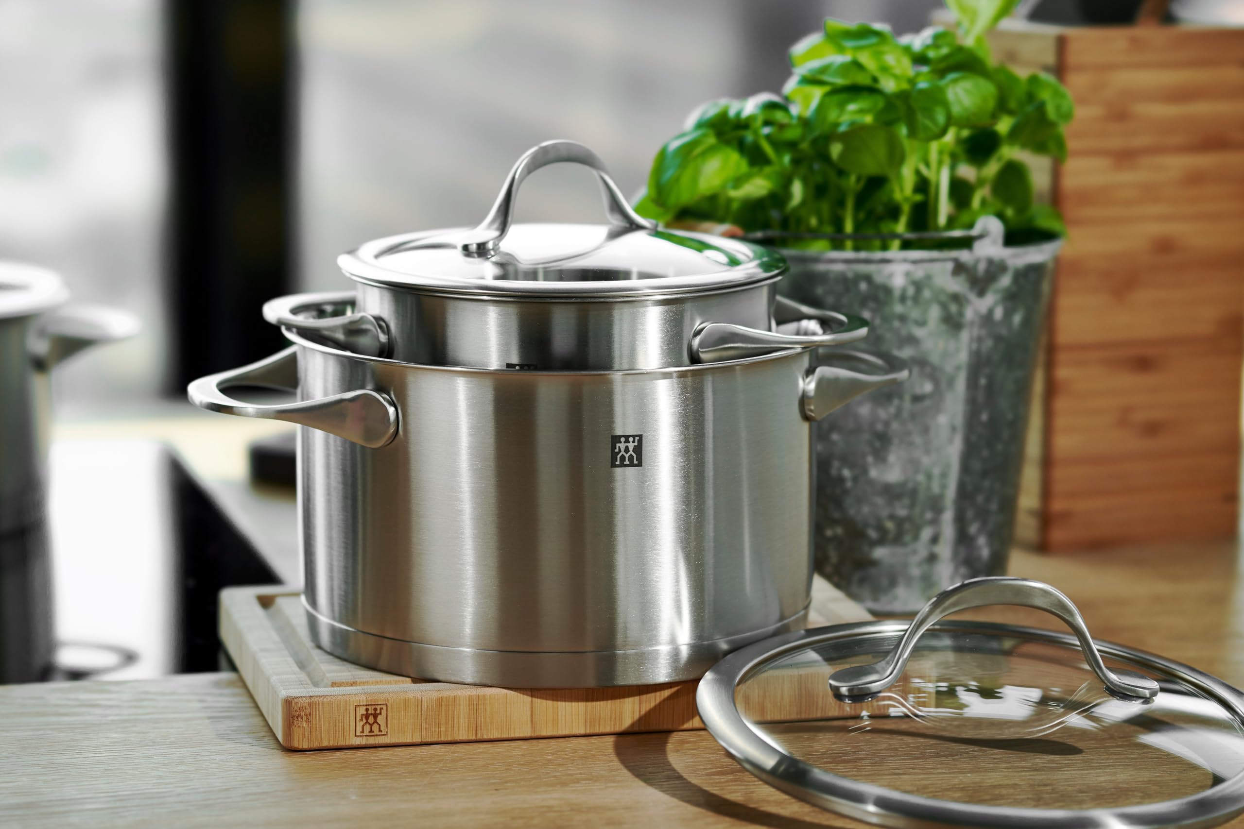 ZWILLING Essence Cookware Set, 5-Piece, Silver