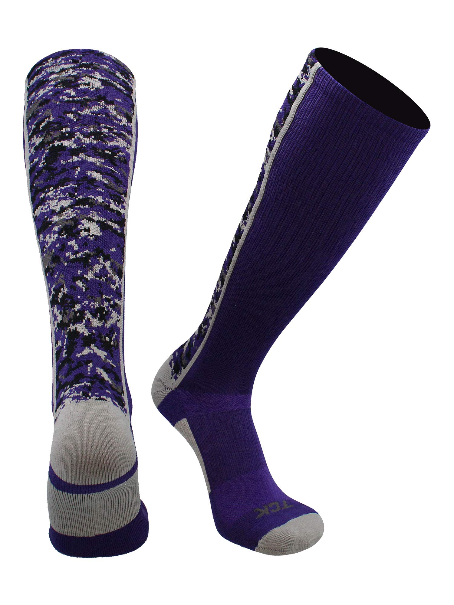 TCK Digital Camo OTC Socks (Purple, Medium)