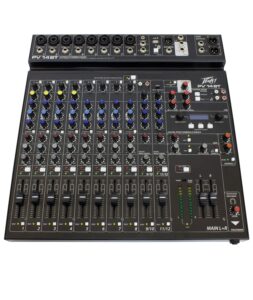 peavey pv 14 bt 14 channel compact mixer with bluetooth