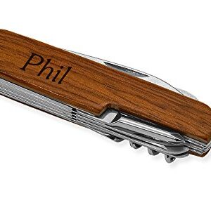 Dimension 9 Phil 9-Function Multi-Purpose Tool Knife, Rosewood