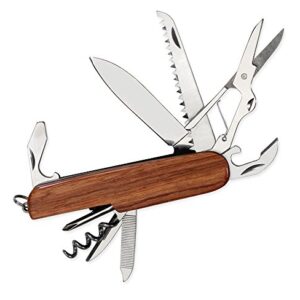 Dimension 9 Phil 9-Function Multi-Purpose Tool Knife, Rosewood