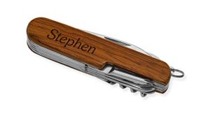 dimension 9 stephen 9-function multi-purpose tool knife, rosewood