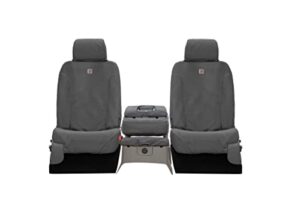 covercraft carhartt seatsaver custom seat covers for ford f-150 models ssc3446cagy 1st row 40/20/40 bench seat gravel